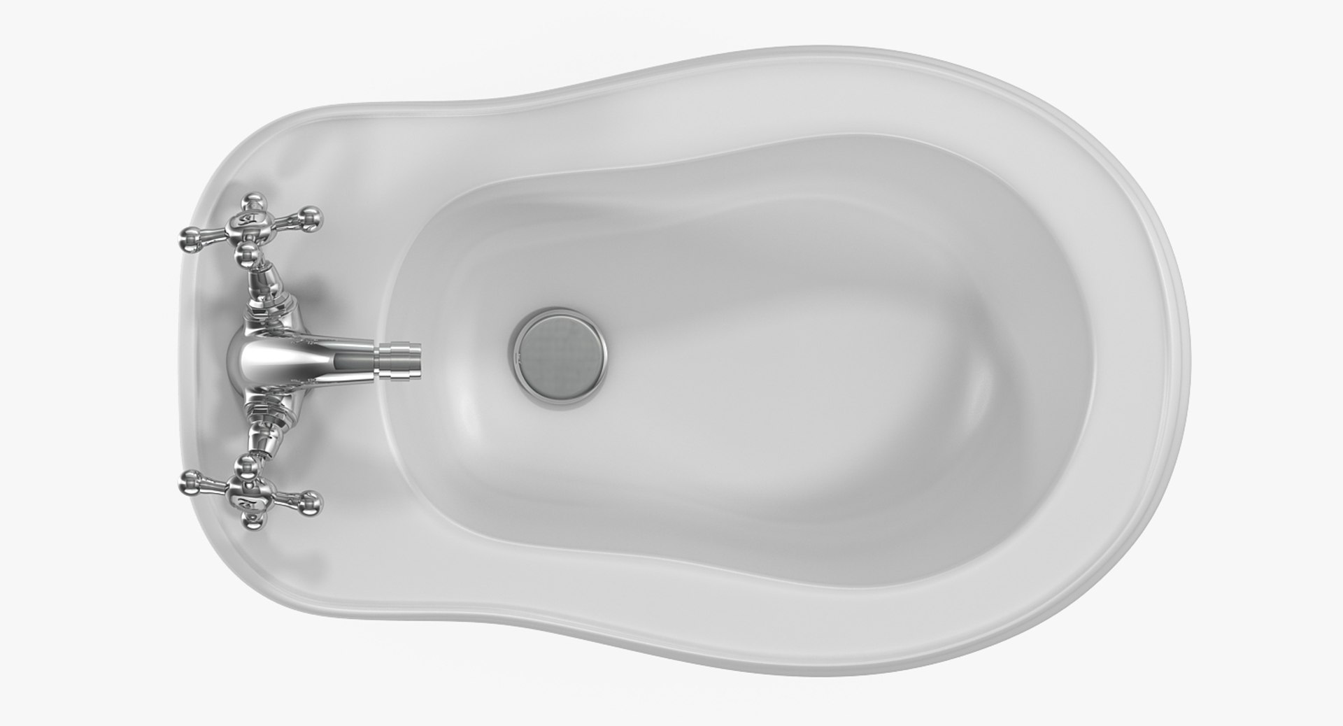 Bathroom bidets 3D model - TurboSquid 1301365