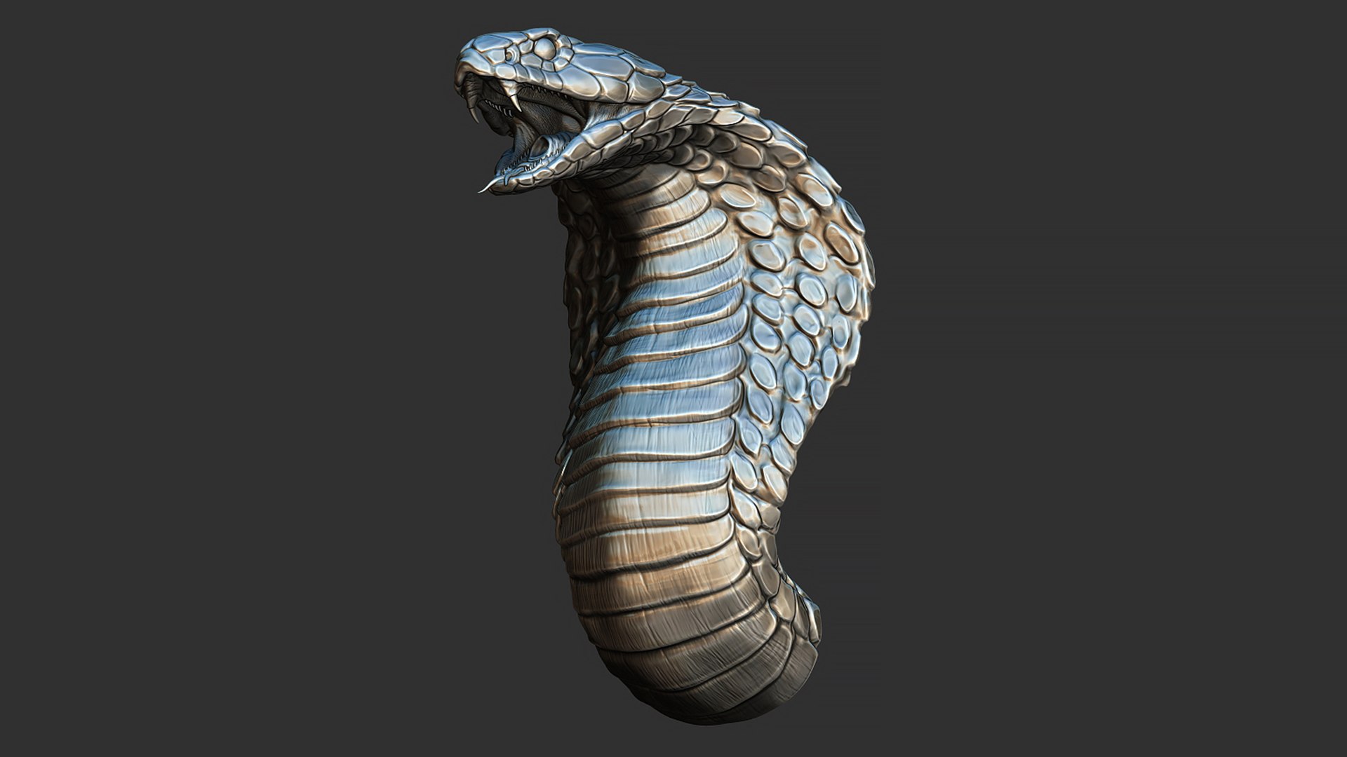 Snake Cobra 3D - TurboSquid 1948990