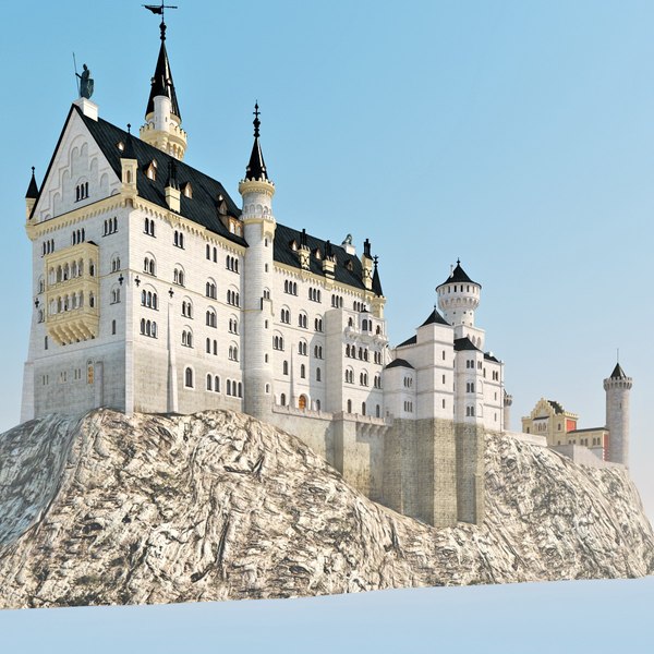 3d neuschwanstein castle germany model
