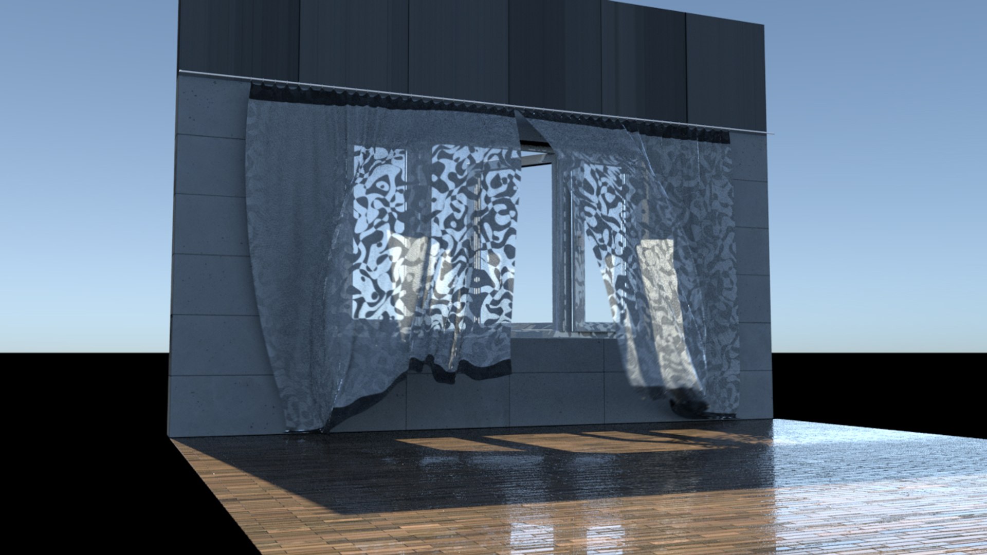 Ma Curtain Animation