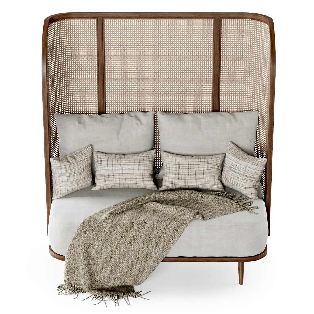 Two-seater Garden Sofa 3D Model - TurboSquid 1660183