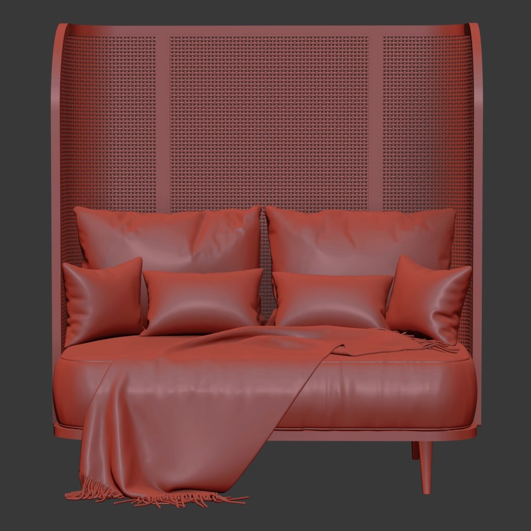 Two-seater Garden Sofa 3D Model - TurboSquid 1660183