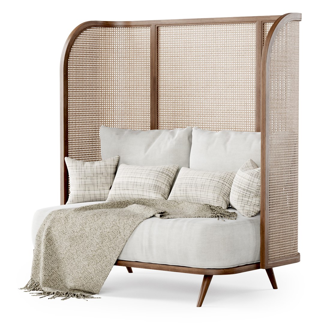Two-seater Garden Sofa 3D Model - TurboSquid 1660183