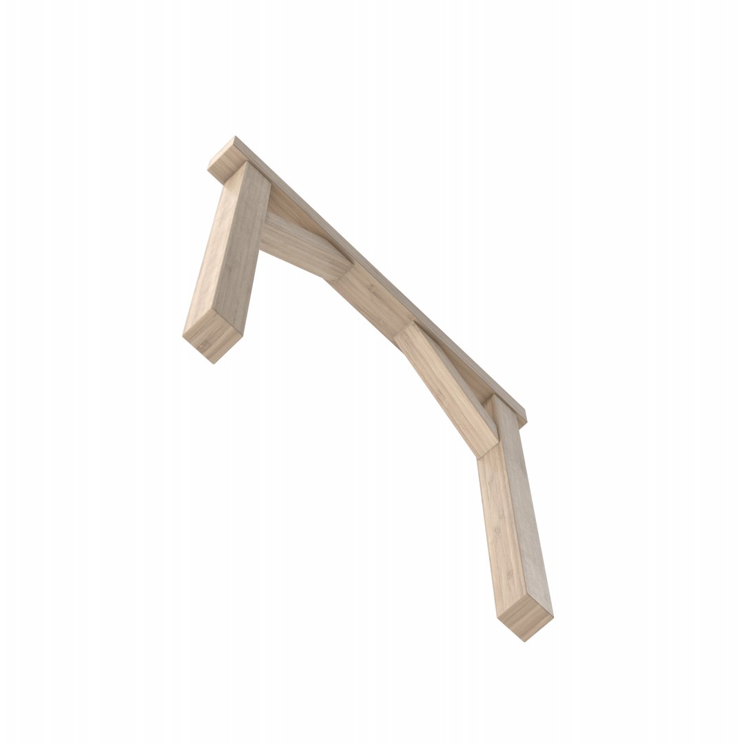 3D Wood Mine Support - TurboSquid 2299334