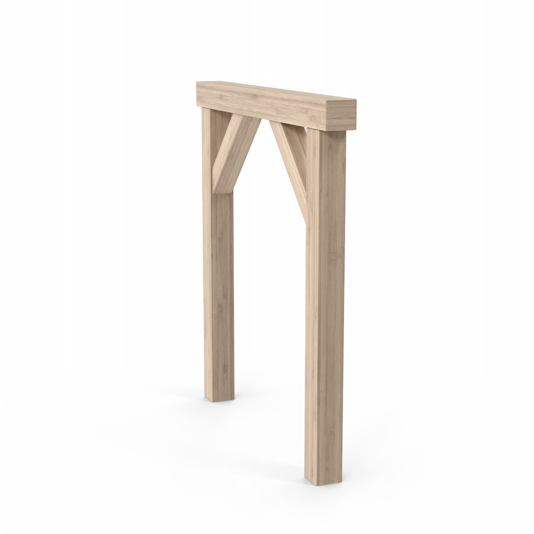 3D Wood Mine Support - TurboSquid 2299334