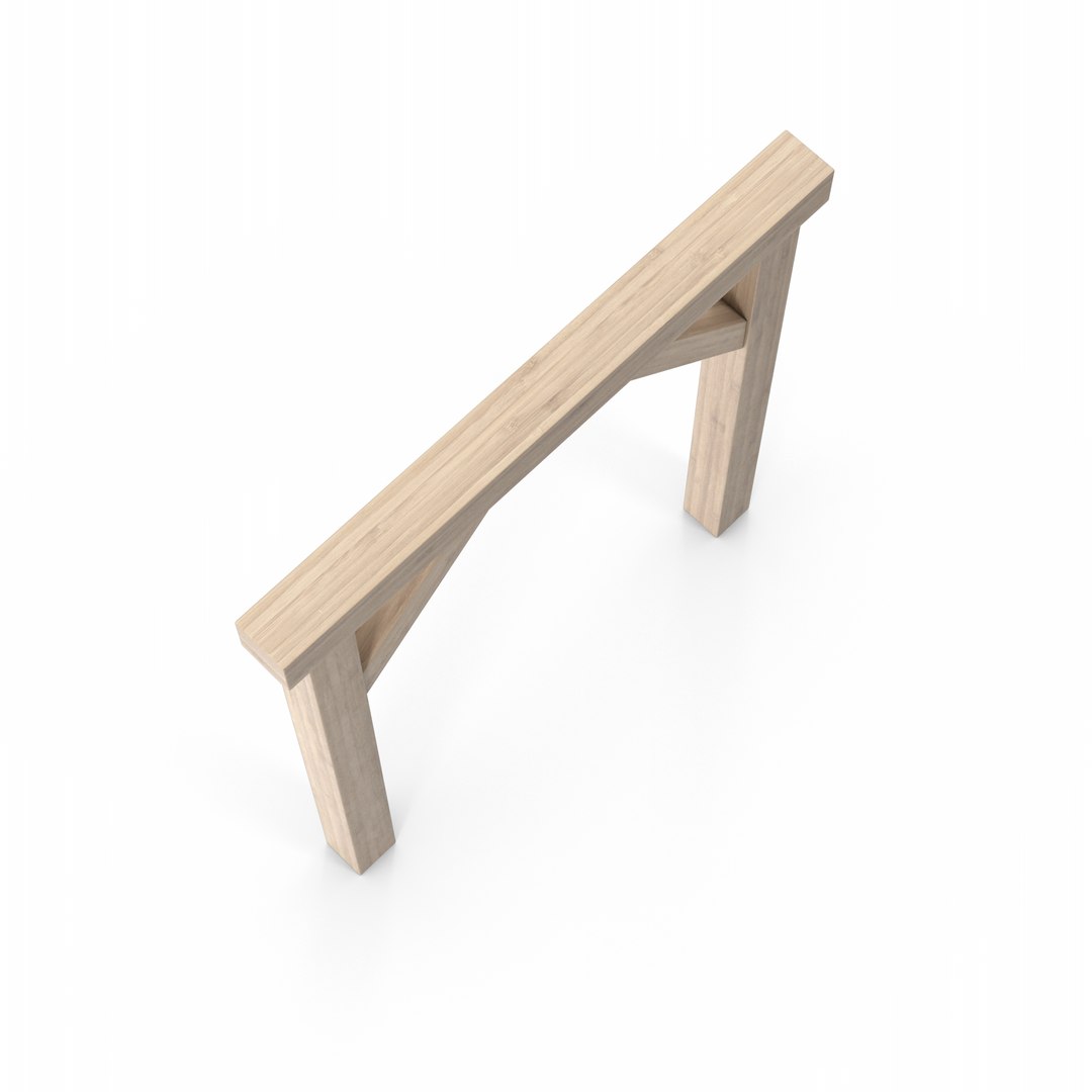 3D Wood Mine Support - TurboSquid 2299334