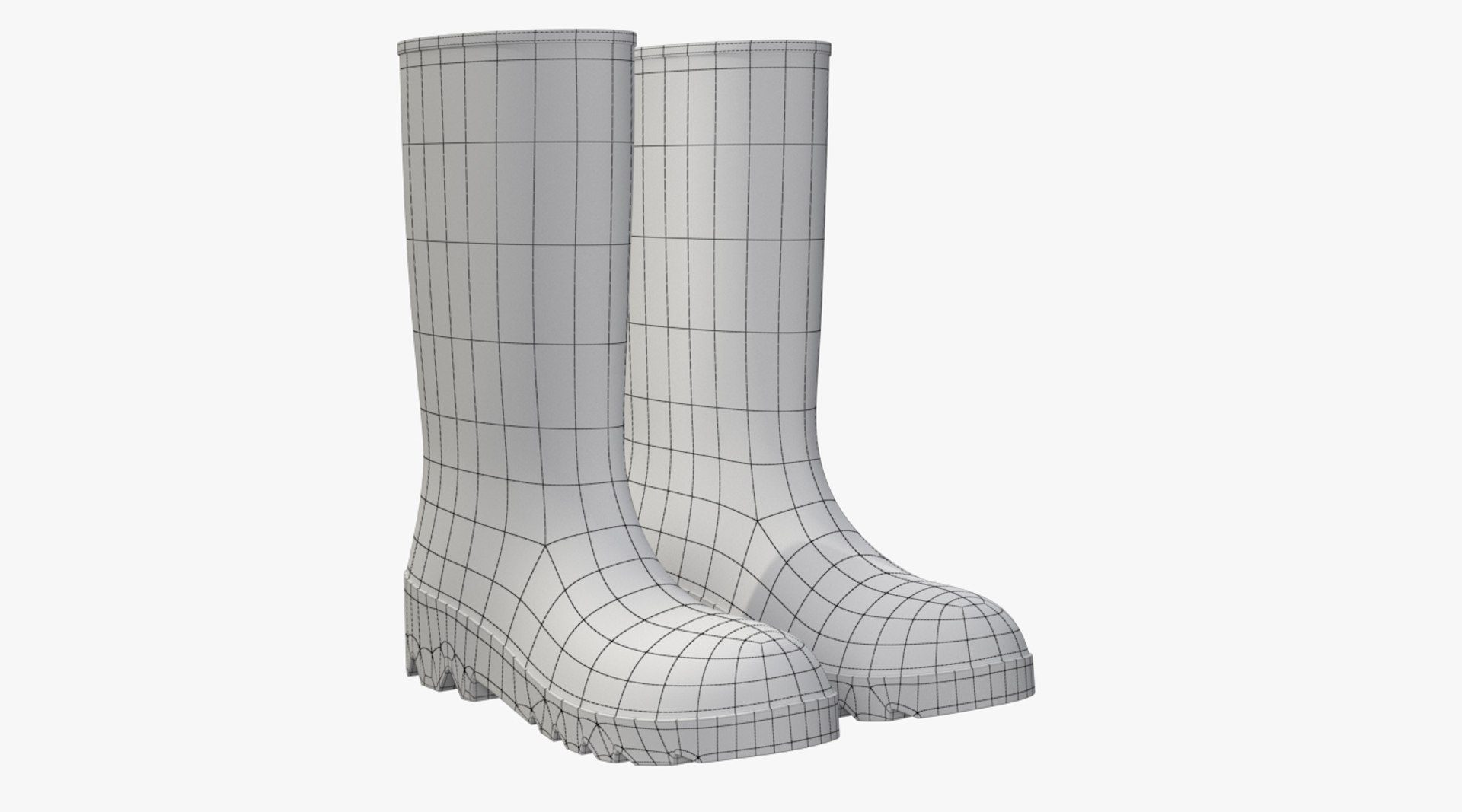 Boots Rubber 3D Model - TurboSquid 1390154