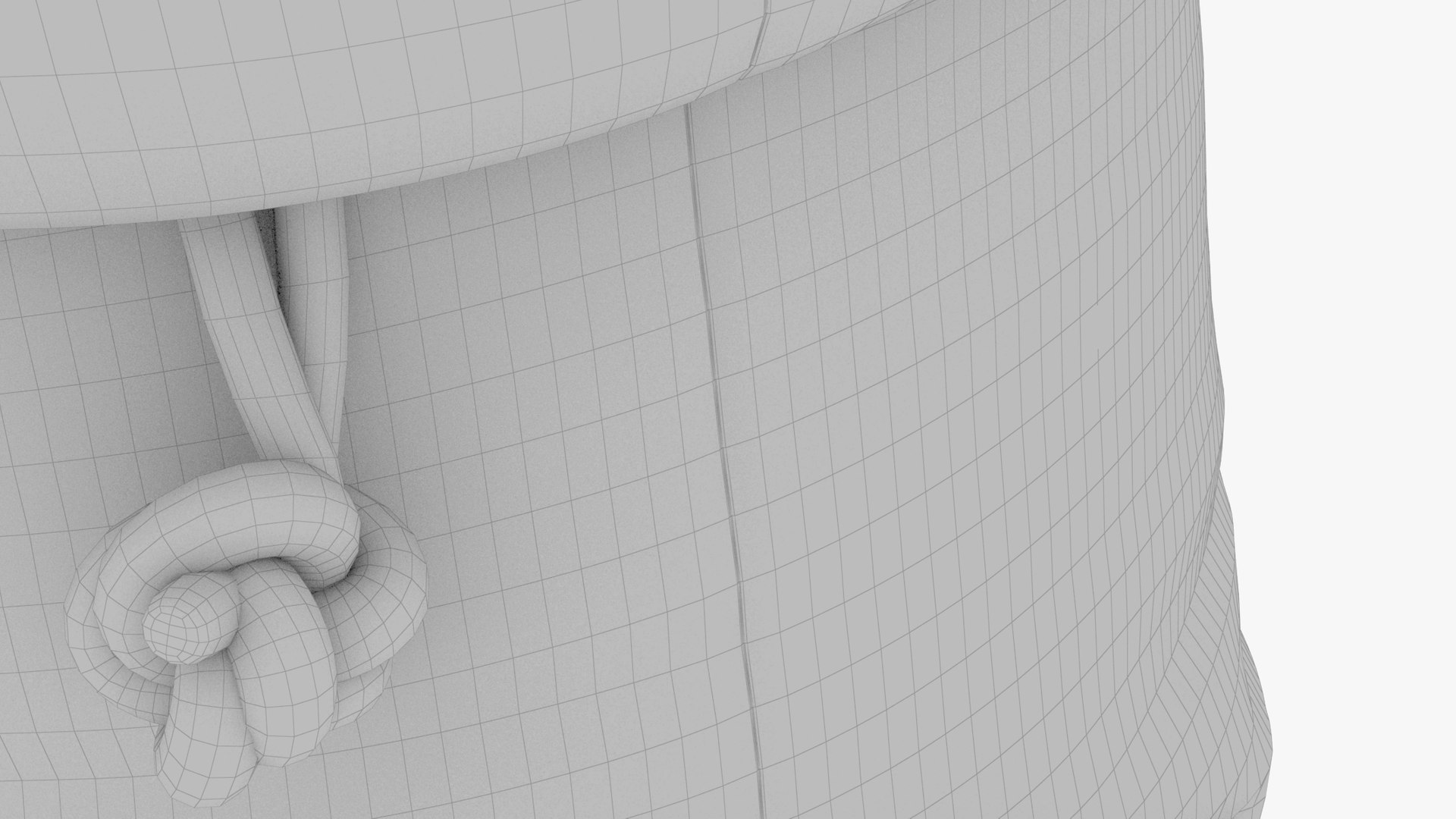 Jute Bag V4 3D - TurboSquid 1907072