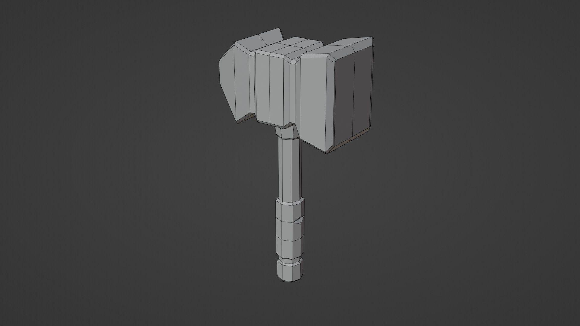 3D model Hammer Lowpoly - TurboSquid 2083247
