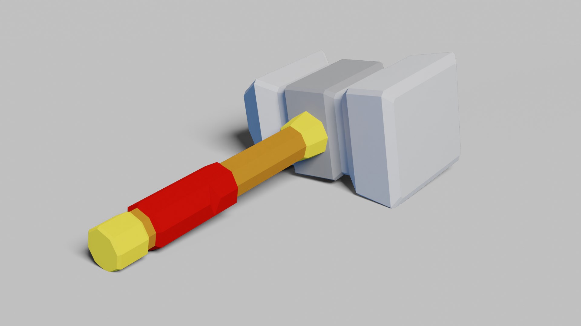 3D model Hammer Lowpoly - TurboSquid 2083247