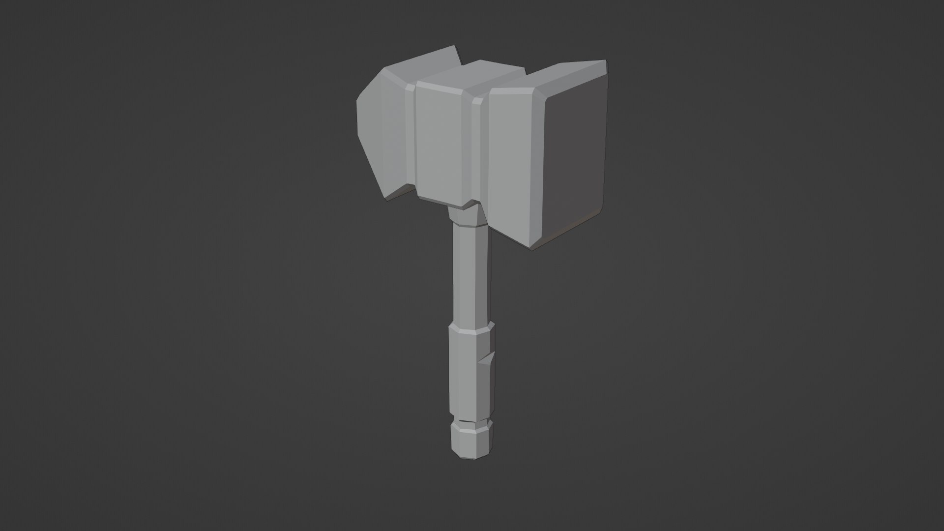 3D model Hammer Lowpoly - TurboSquid 2083247