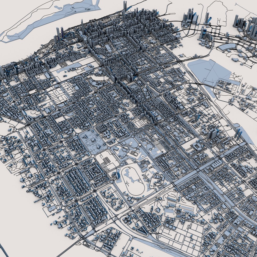 3D Abu Dhabi City United Arab Emirates Model - TurboSquid 2299532
