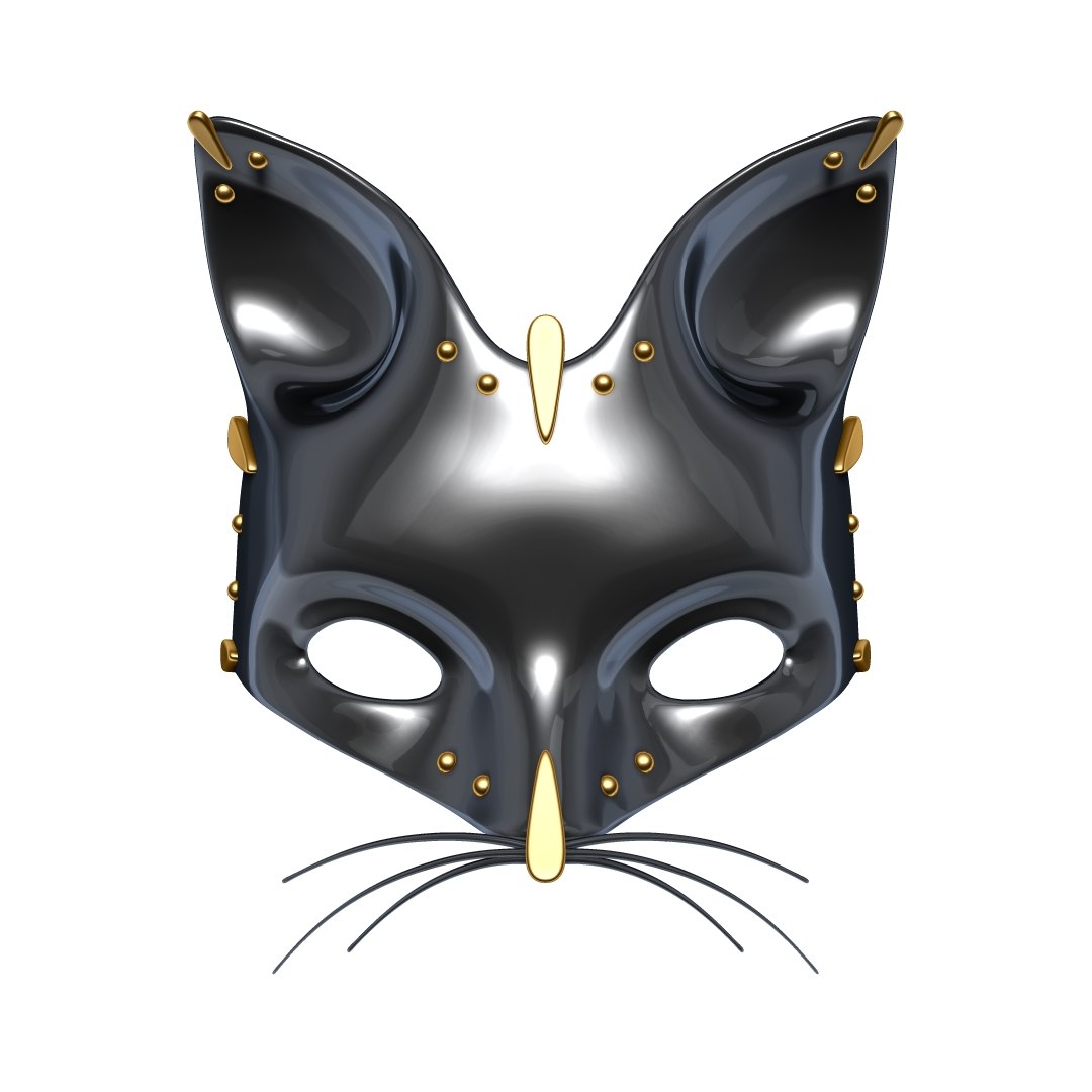 3d Model Cat Mask
