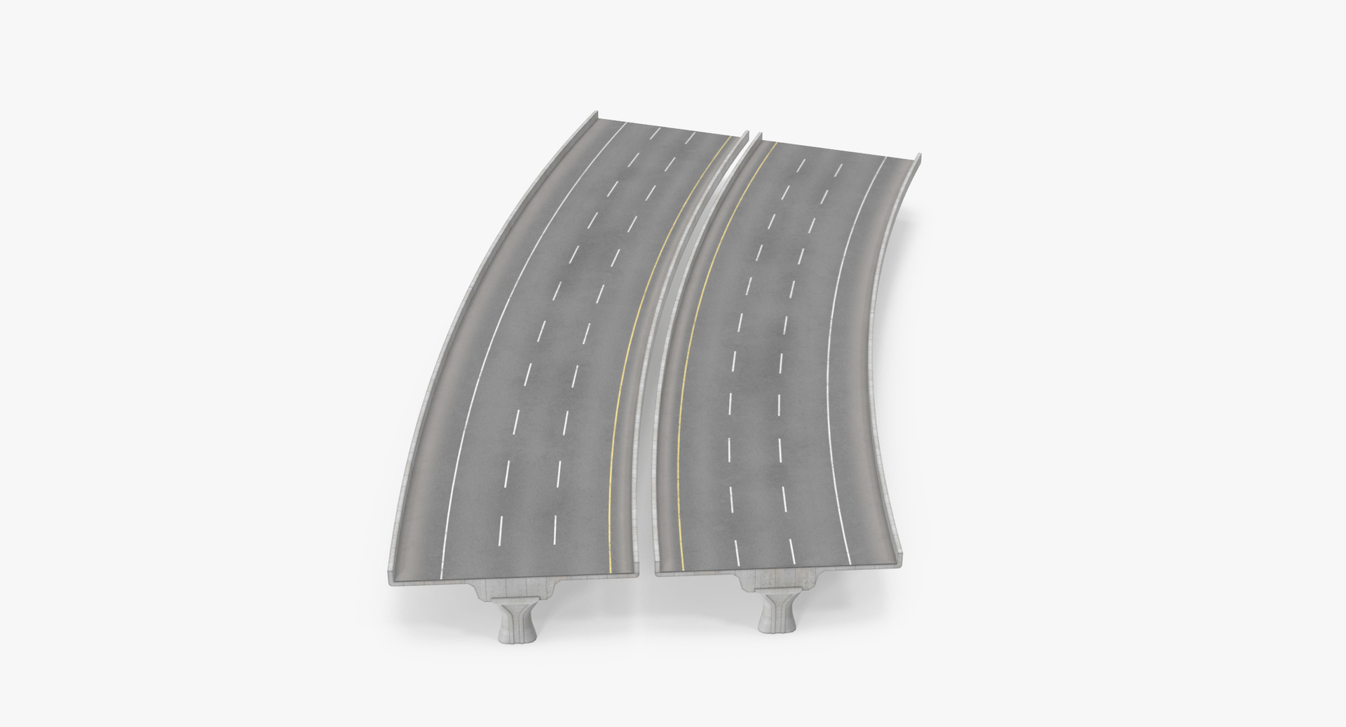 Highways streets way 3D model - TurboSquid 1356546