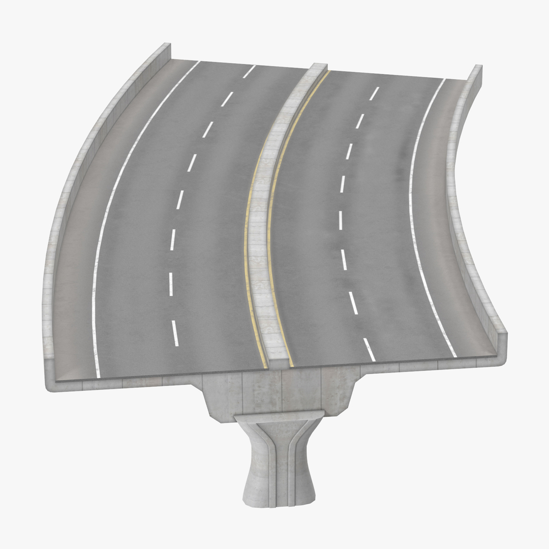 Highways streets way 3D model - TurboSquid 1356546