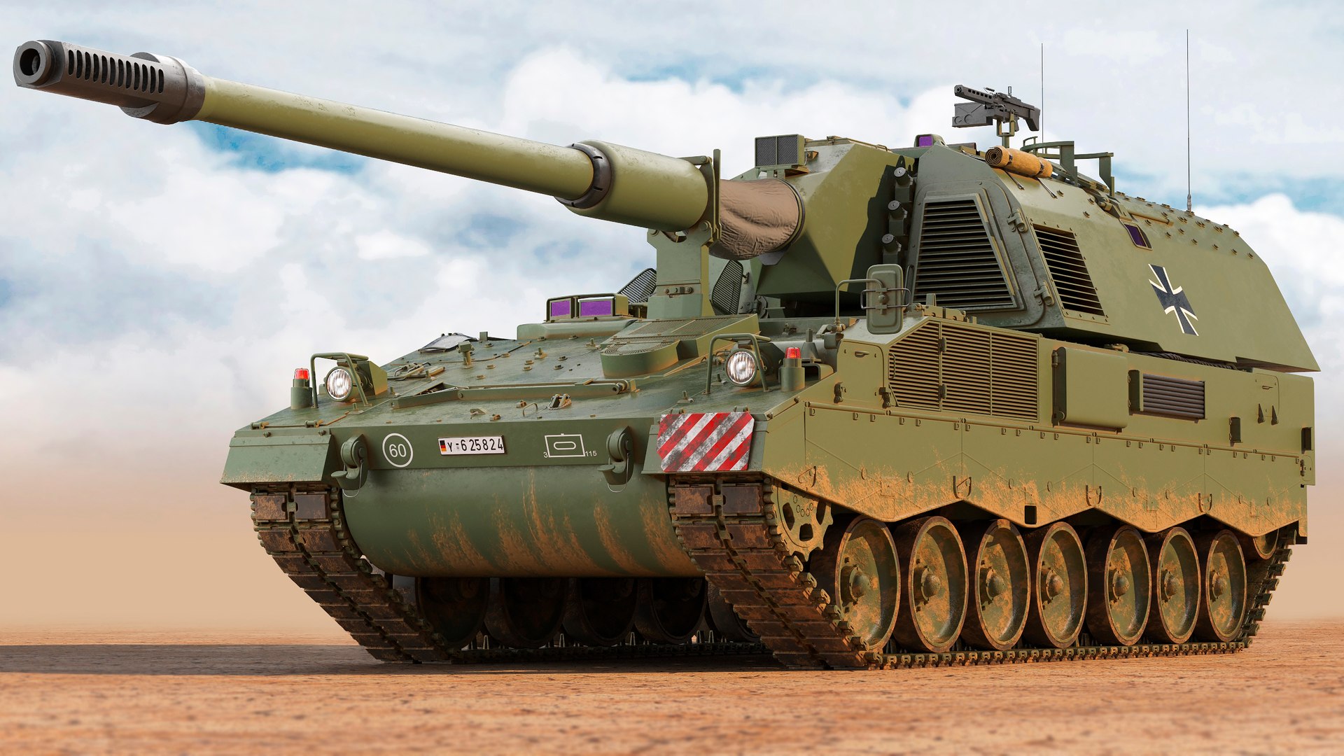 SPH Panzerhaubitze 2000 Howitzer Model - TurboSquid 2329394