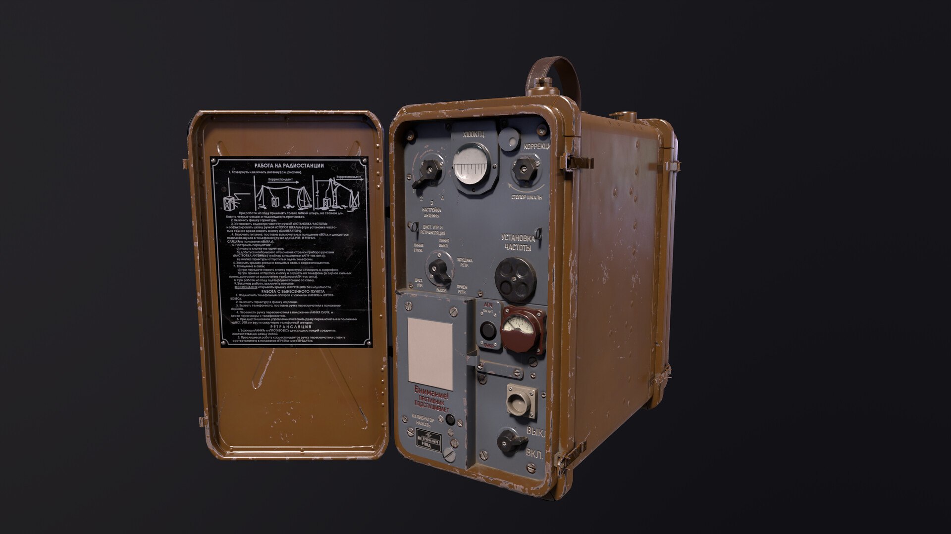 Military radio transceiver3D模型 - TurboSquid 1941084