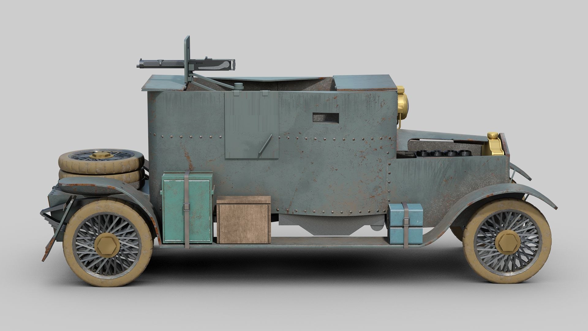 3D Minerva Armored Car - TurboSquid 2032161