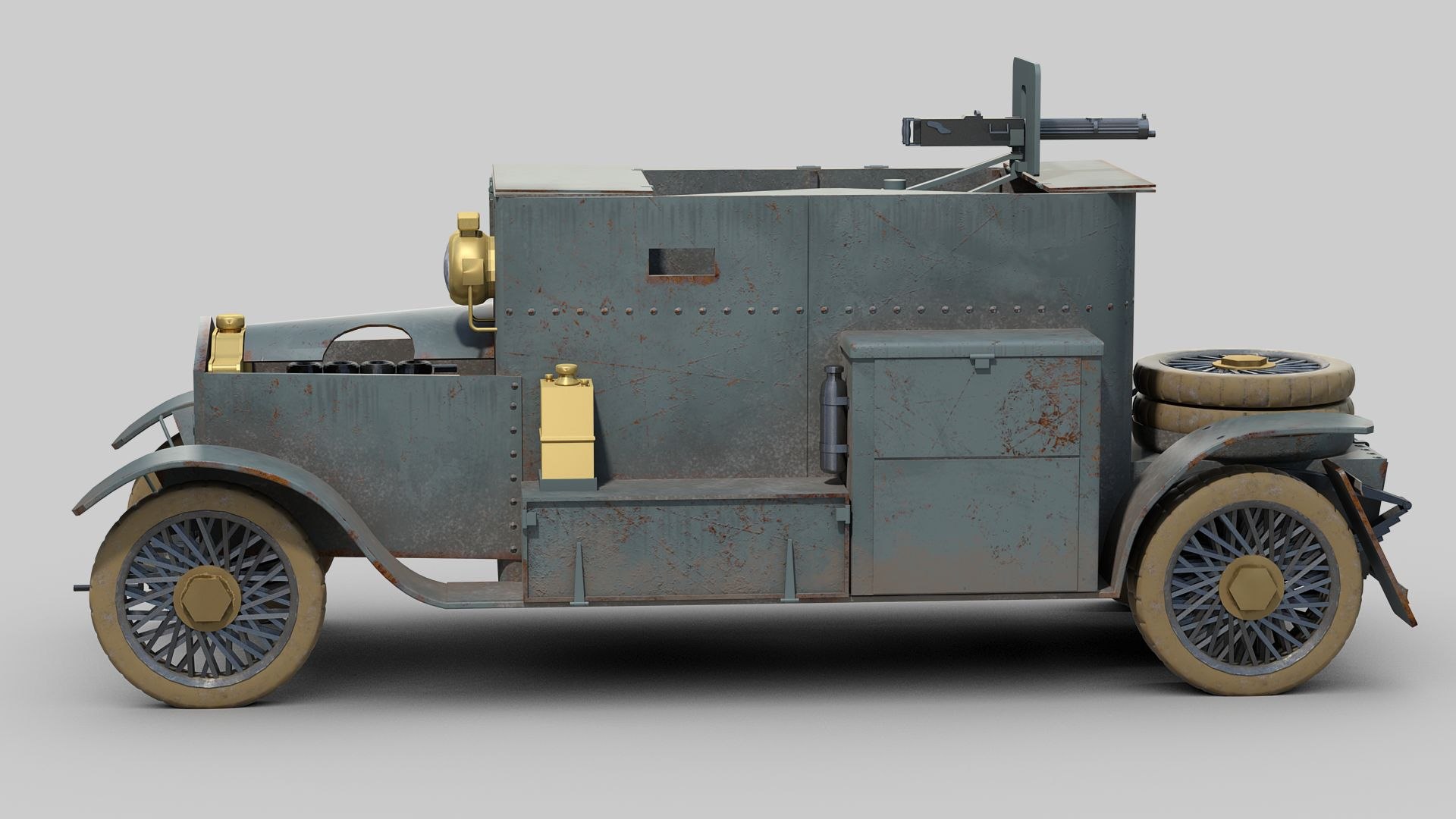 3D Minerva Armored Car - TurboSquid 2032161
