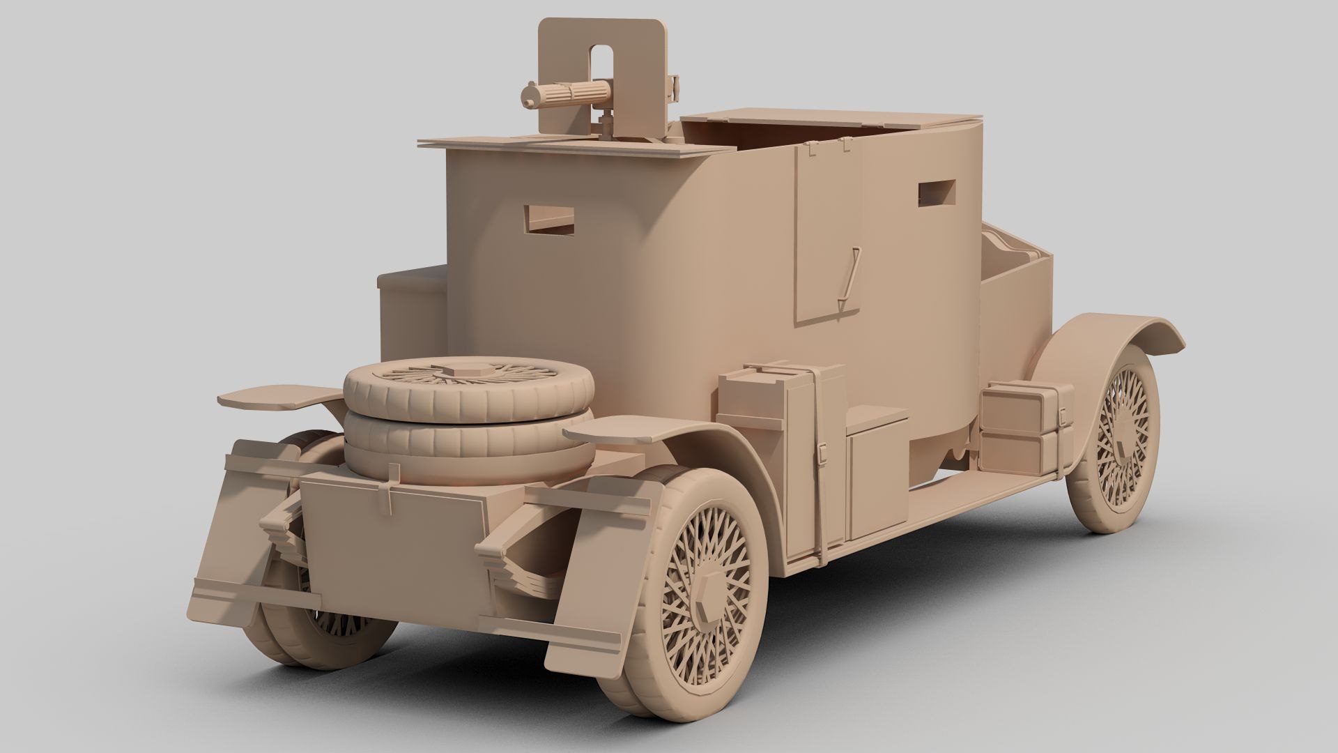 3D Minerva Armored Car - TurboSquid 2032161