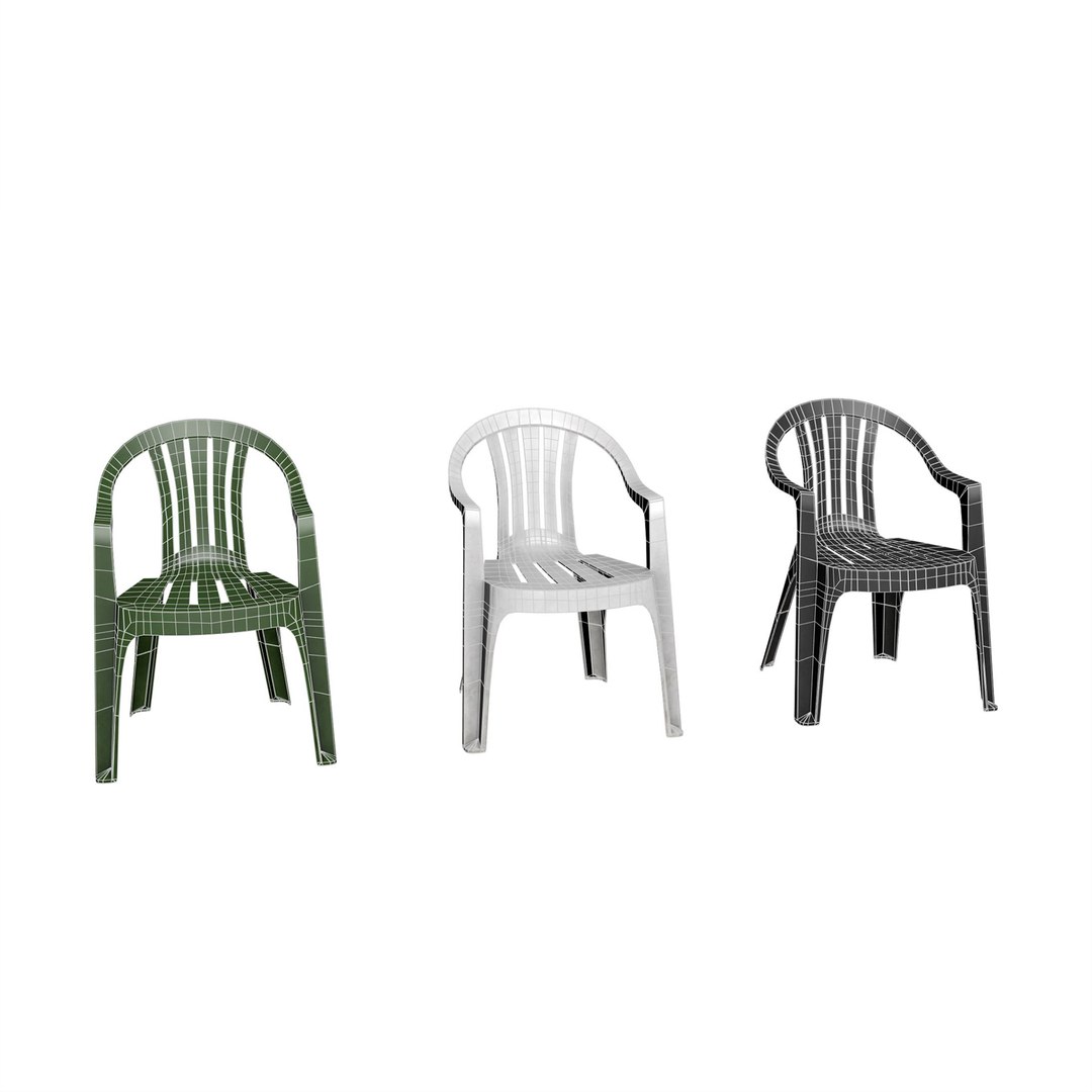 Plastic Chair 3dsMax FBX And Textures 3D Model - TurboSquid 2102106