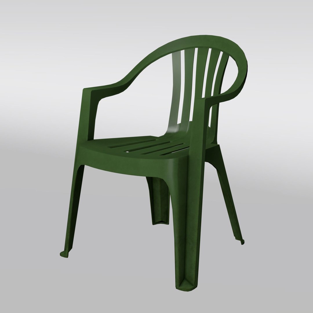 Plastic Chair 3dsMax FBX And Textures 3D Model - TurboSquid 2102106