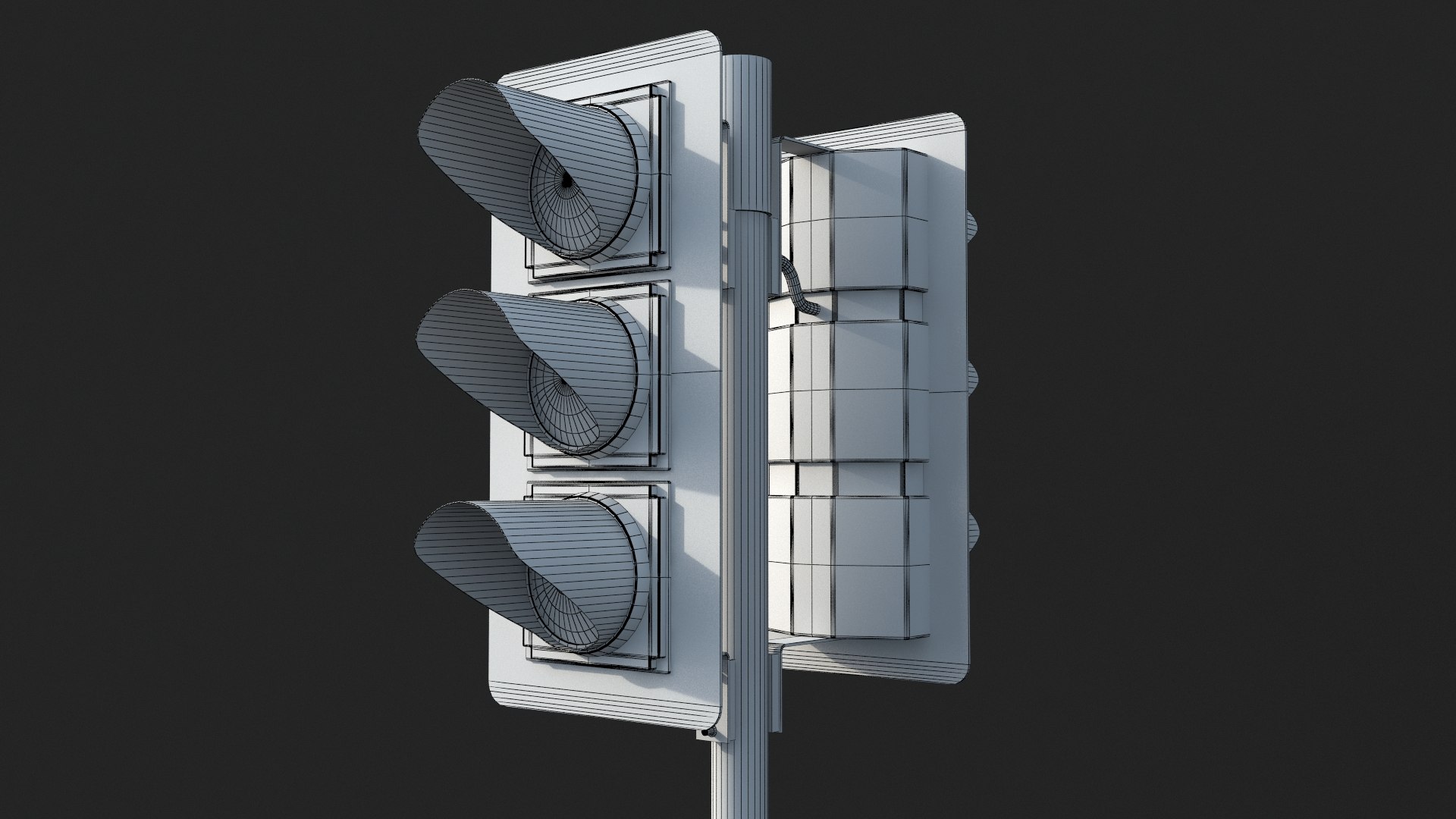Traffic Signal Dual HD 3D Model - TurboSquid 2042707