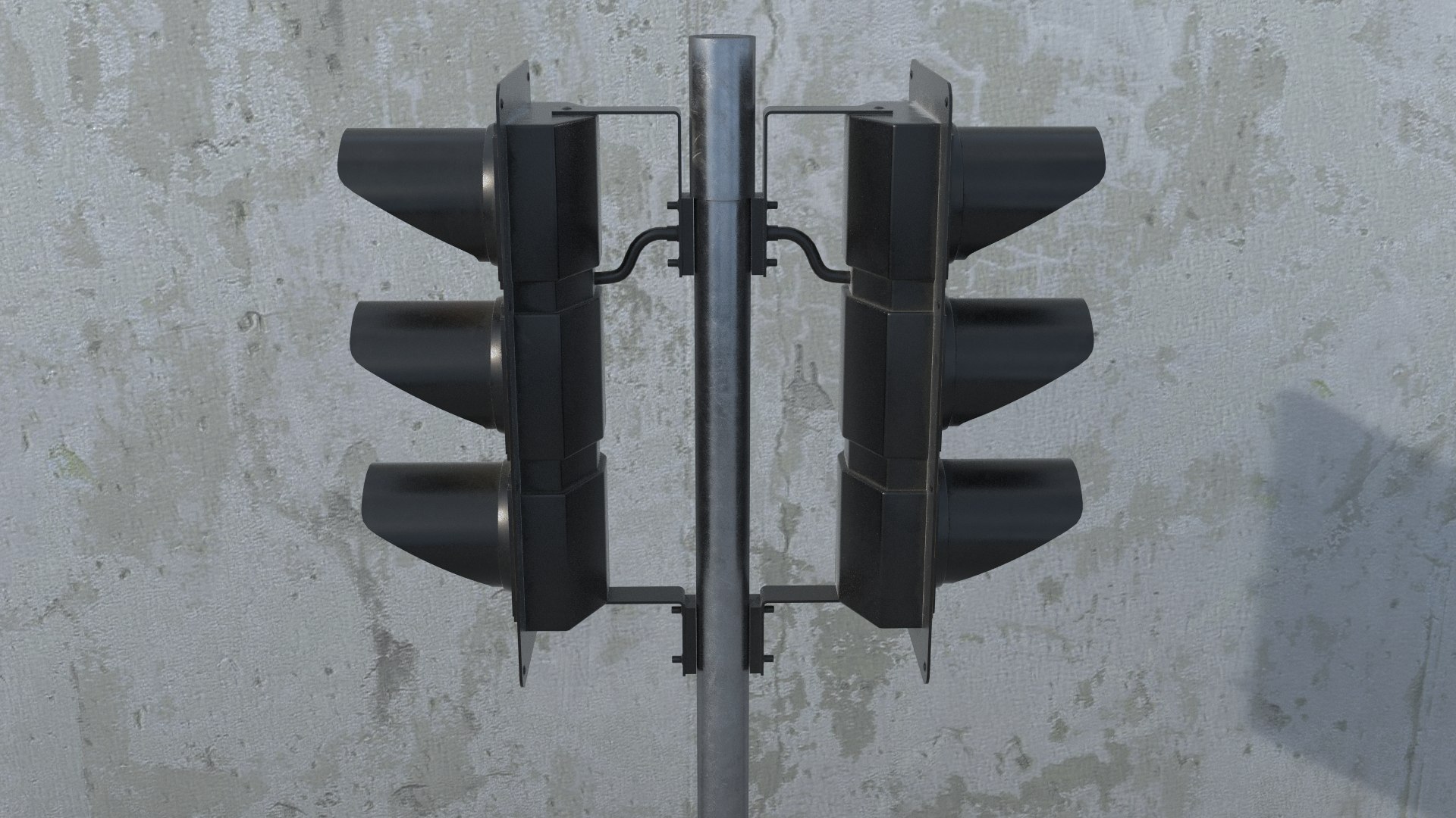 Traffic Signal Dual HD 3D Model - TurboSquid 2042707