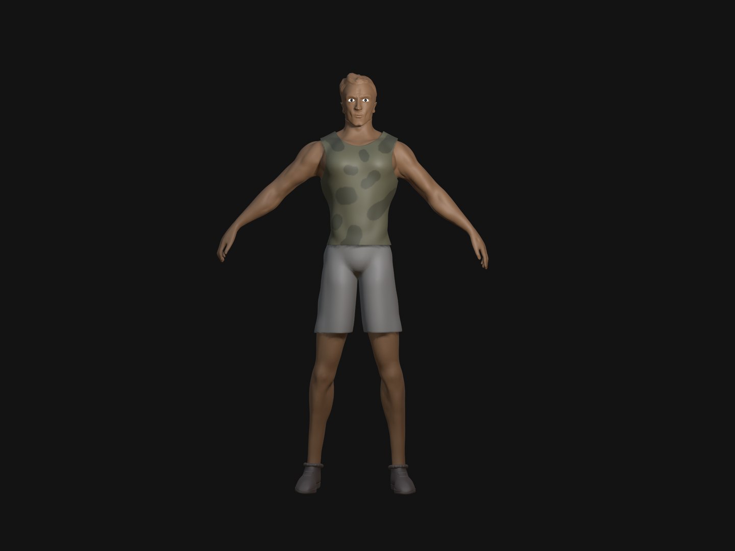 Casual Army Character 3D Model - TurboSquid 1996046