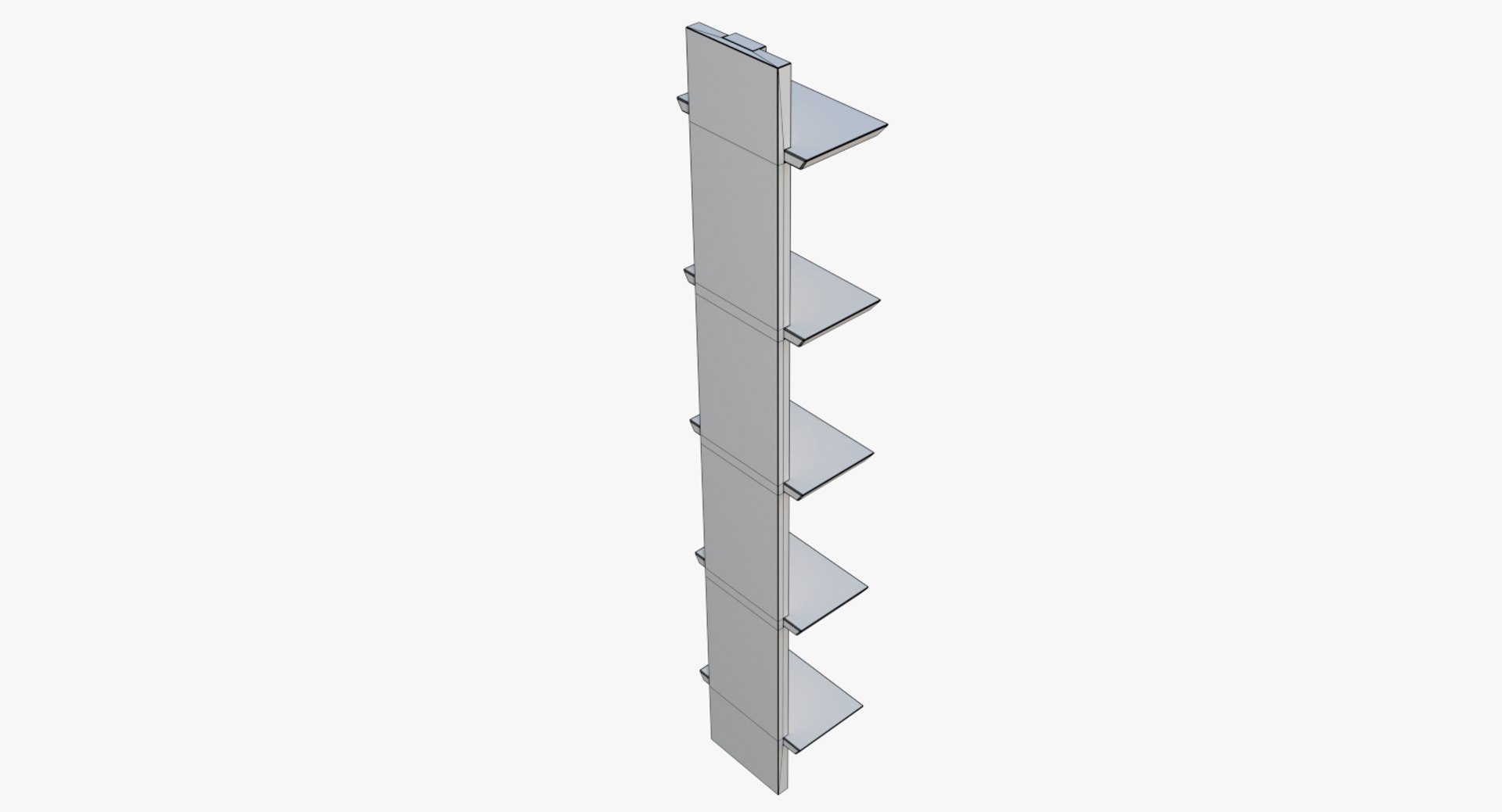 3d obj wall shelf