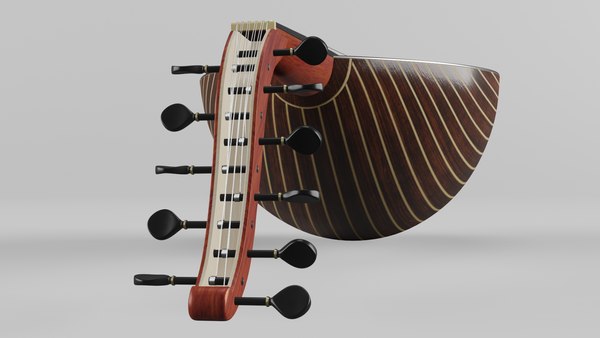 3D Oud The Turkish Butterfly model - TurboSquid 1968887