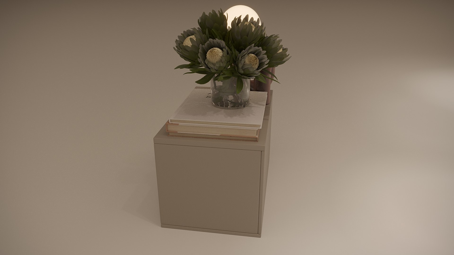 3D Bed Side Table Model - TurboSquid 2161055