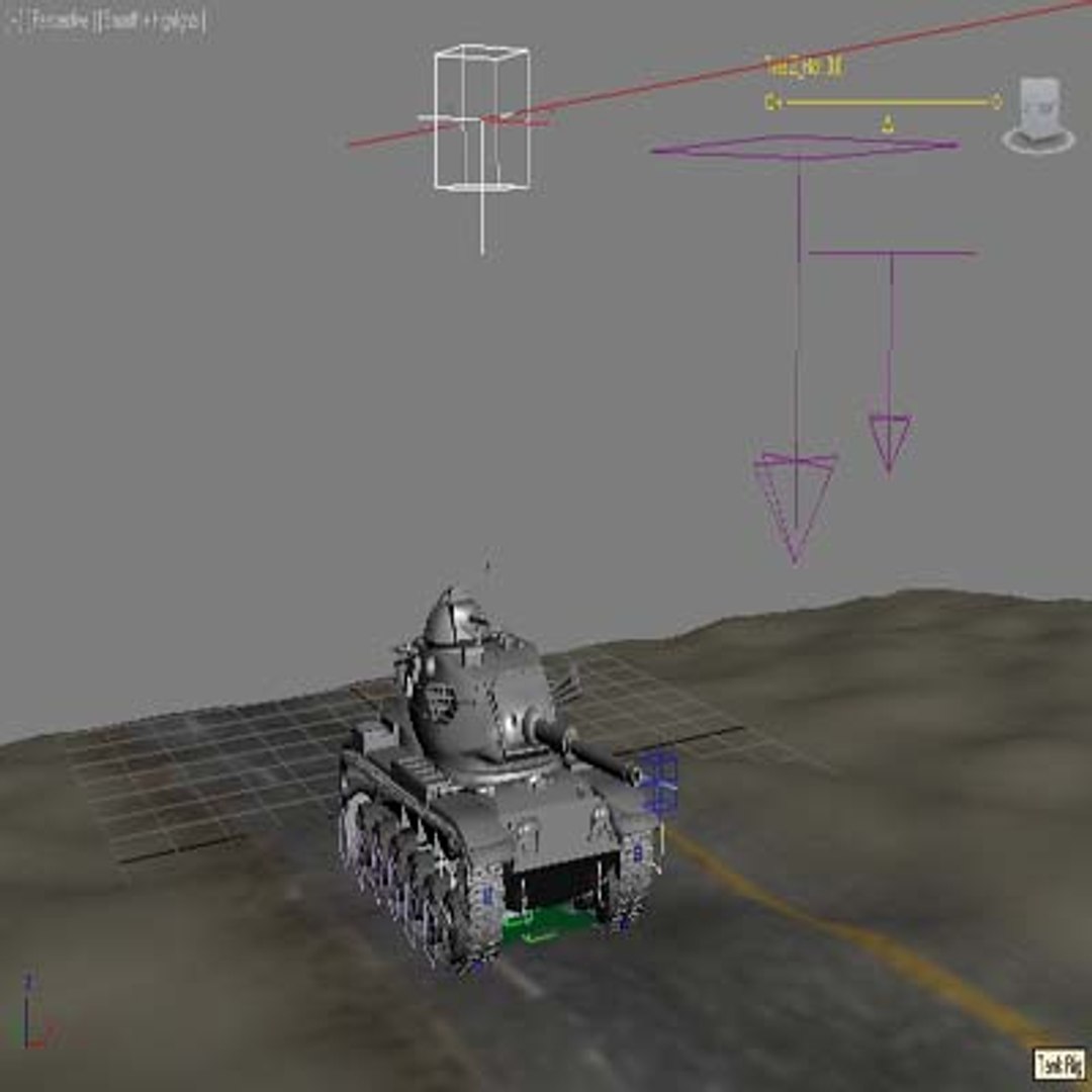 Complete Tank Rig 3d Model