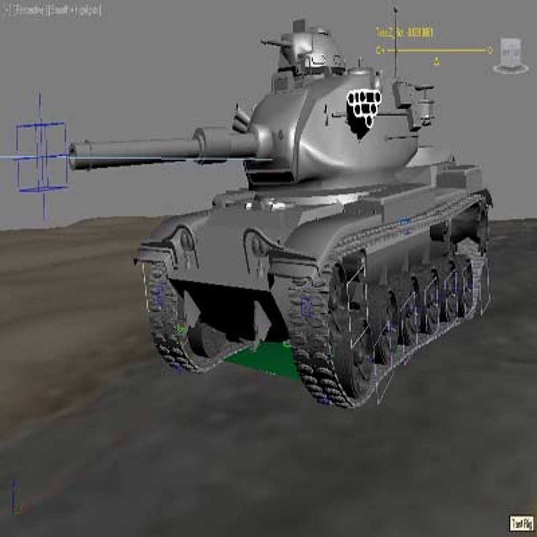 Complete Tank Rig 3d Model