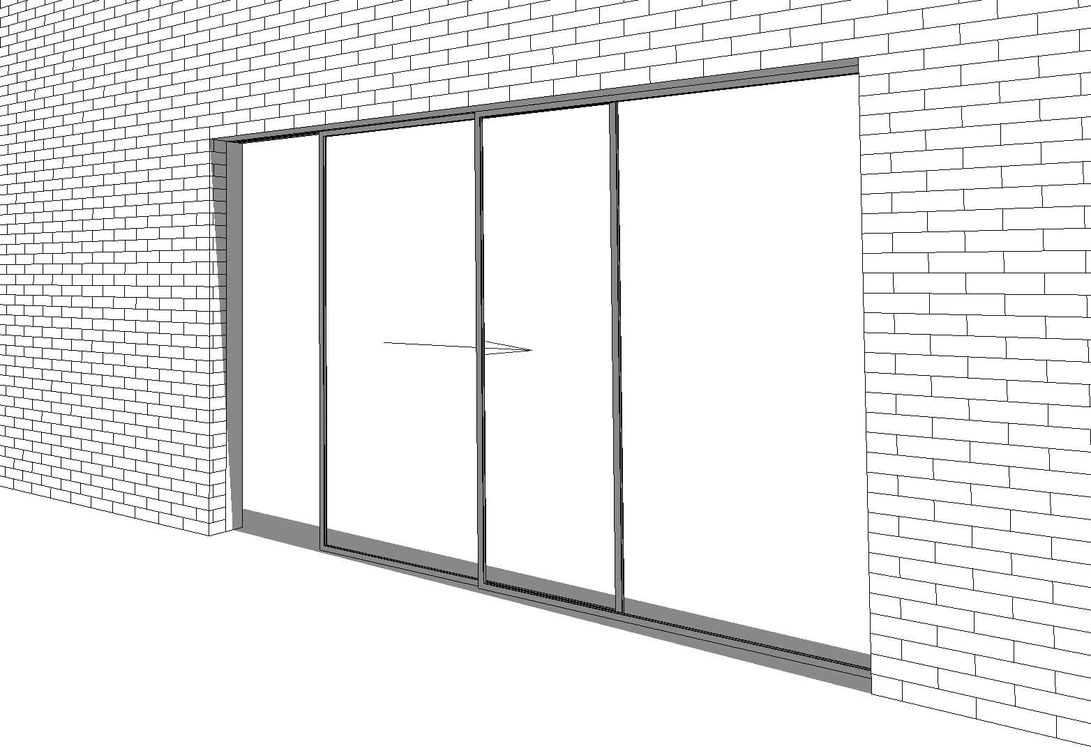 3D Model Wall Based Automatic Single Sliding Door - TurboSquid 2072485