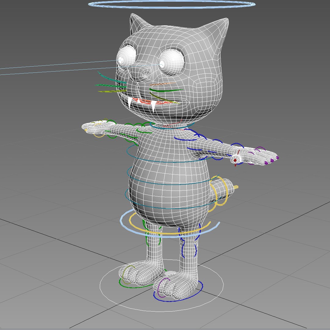 Cat Cartoon 3D Model - TurboSquid 1190283