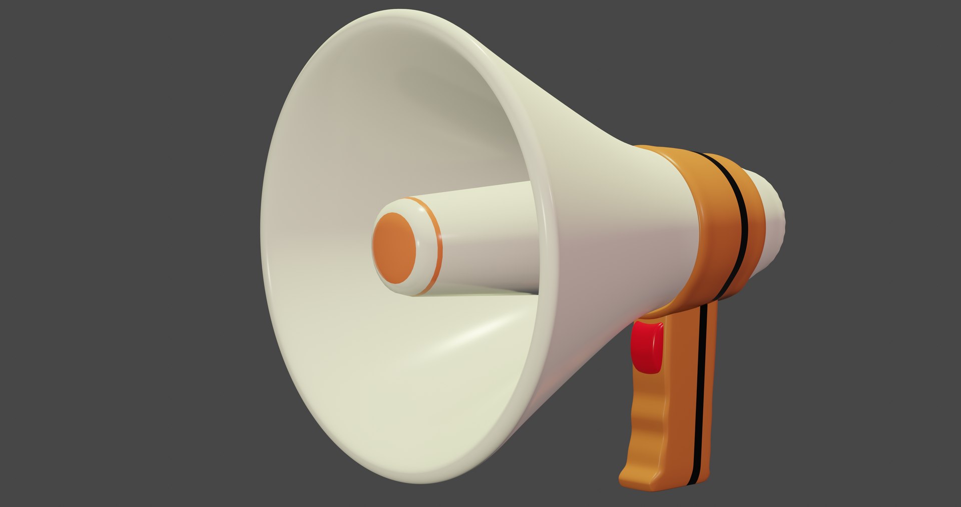 3D Megaphone Model - TurboSquid 1973456