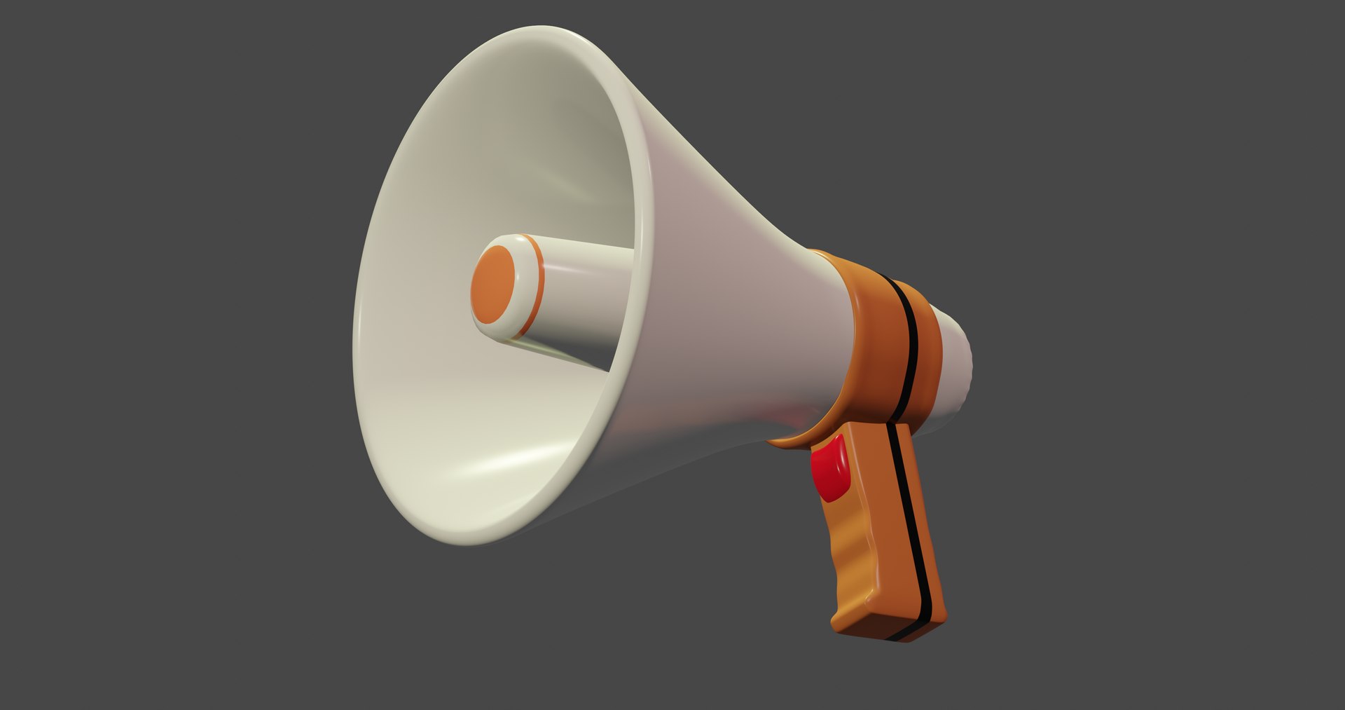 3D Megaphone Model - TurboSquid 1973456