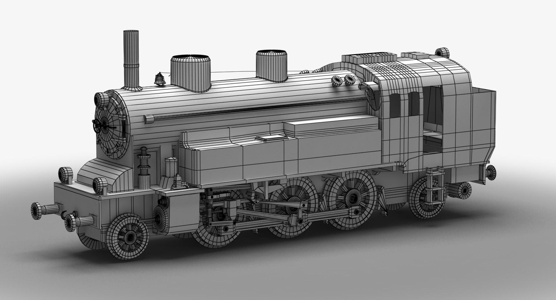 3D Train Redshift Rusty - TurboSquid 1471574