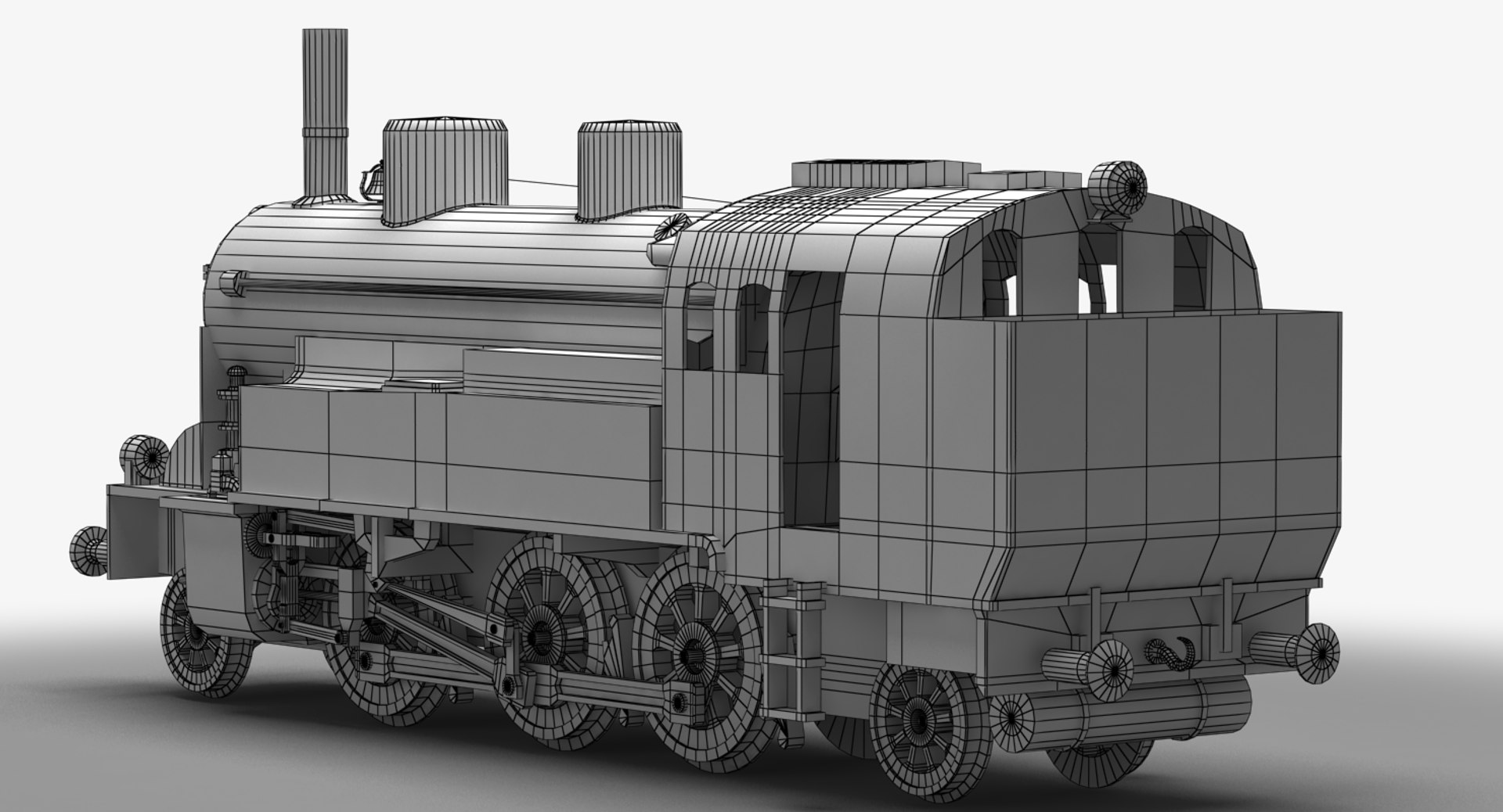 3D Train Redshift Rusty - TurboSquid 1471574