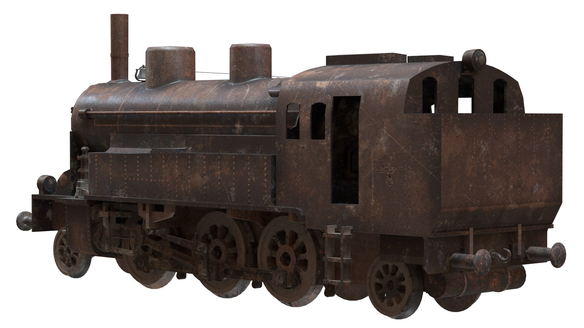 3D Train Redshift Rusty - TurboSquid 1471574