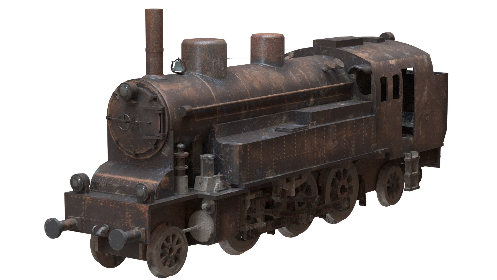 3D Train Redshift Rusty - TurboSquid 1471574