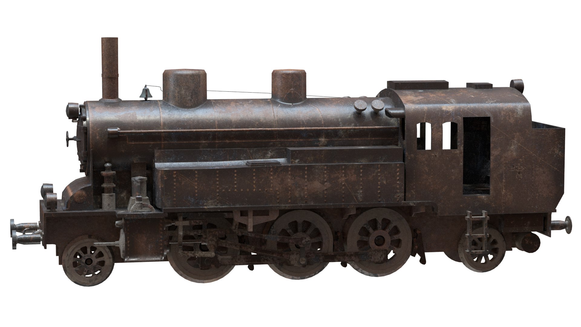 3D Train Redshift Rusty - TurboSquid 1471574