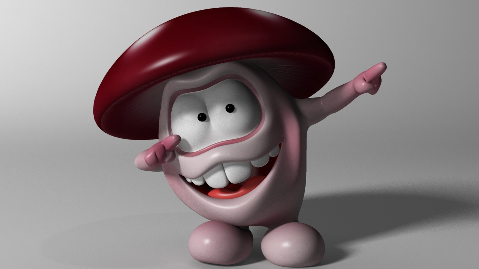 Mushroom Character Rigged Cute Cartoon 3D Model - TurboSquid 1664118