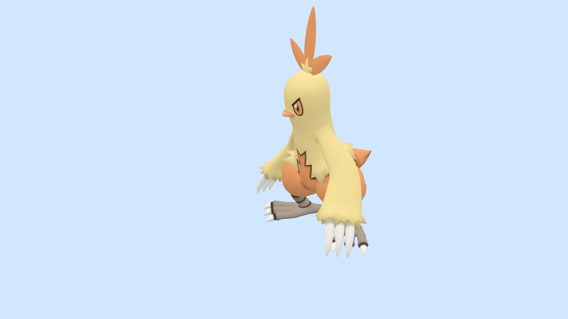 POKEMON Combusken Animated Game Already Model 3D Model - TurboSquid 1940237