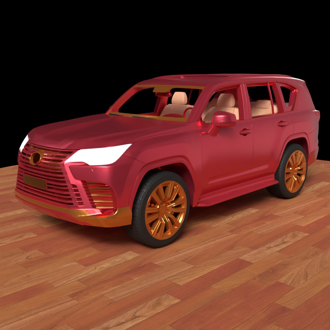 Chinese Red Car 3D - TurboSquid 2361076