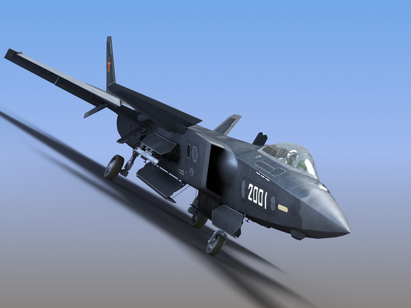 3D Prototype Stealth Jet Fighter Model - TurboSquid 1169835
