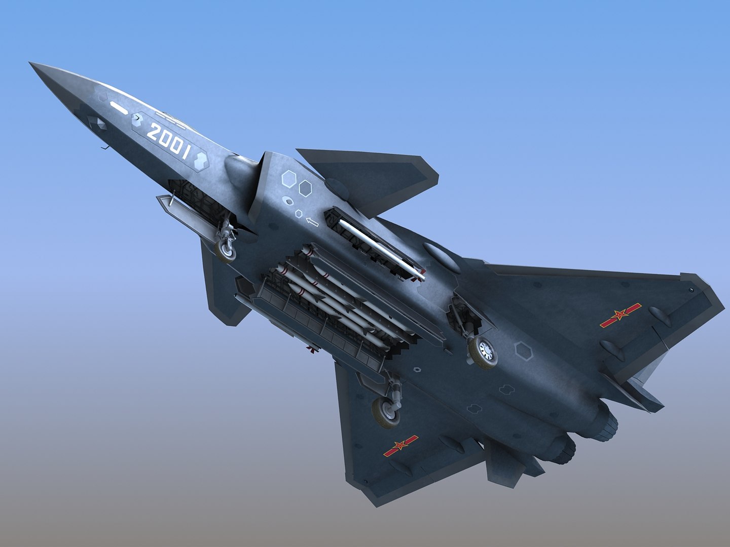 3D Prototype Stealth Jet Fighter Model - TurboSquid 1169835
