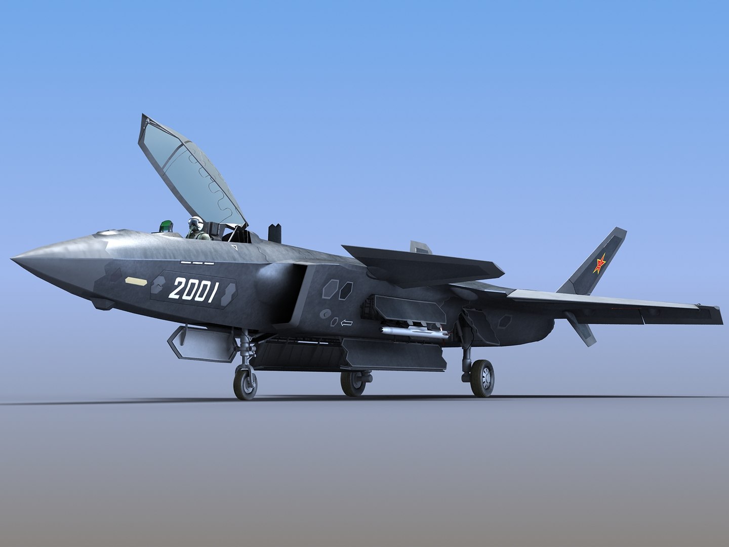 3D Prototype Stealth Jet Fighter Model - TurboSquid 1169835