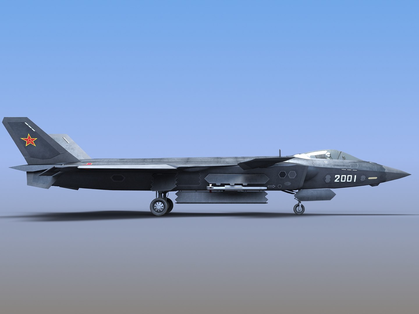 3D Prototype Stealth Jet Fighter Model - TurboSquid 1169835